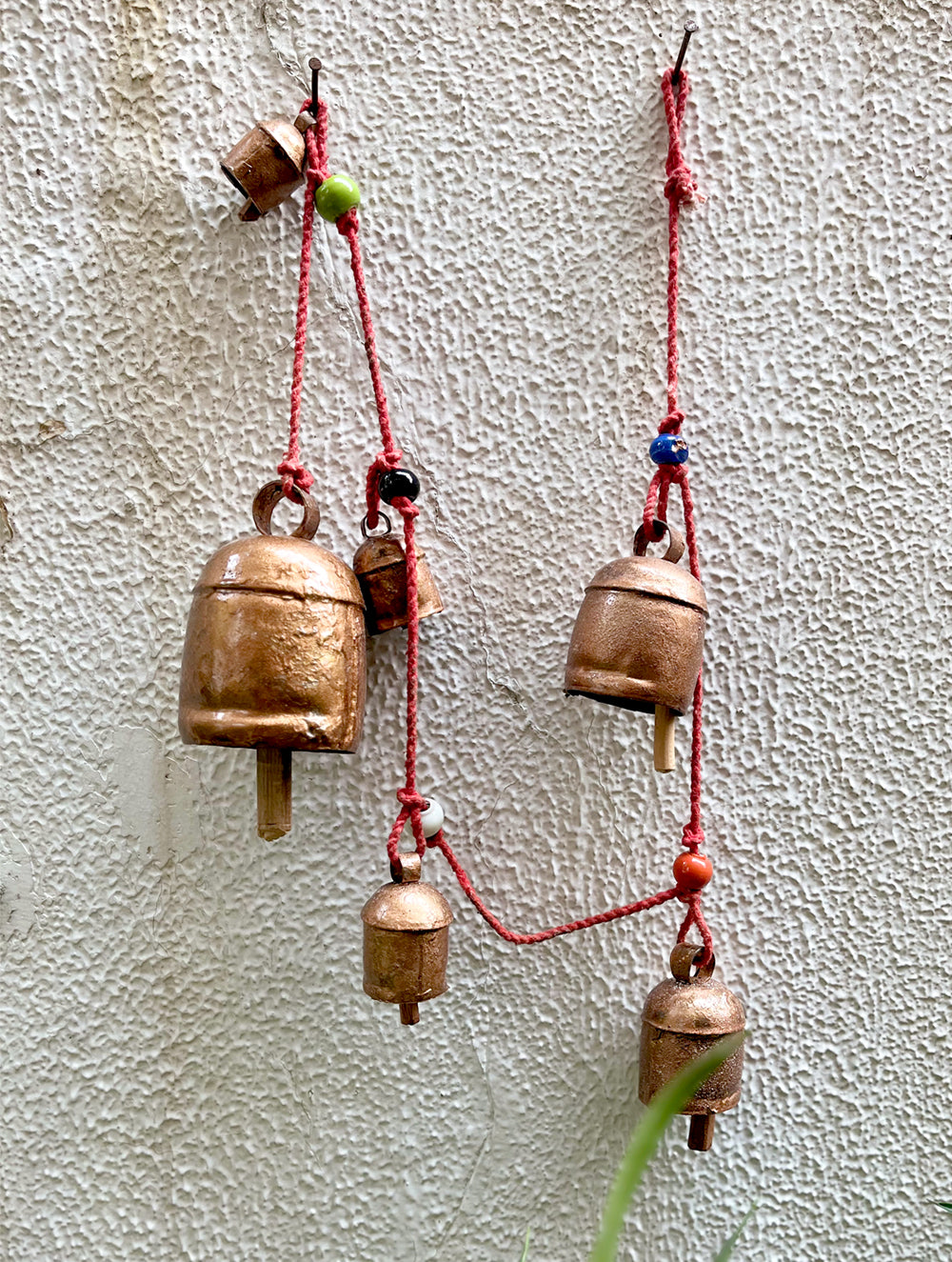 Buy Copper Bells on a Ruby Thread Online