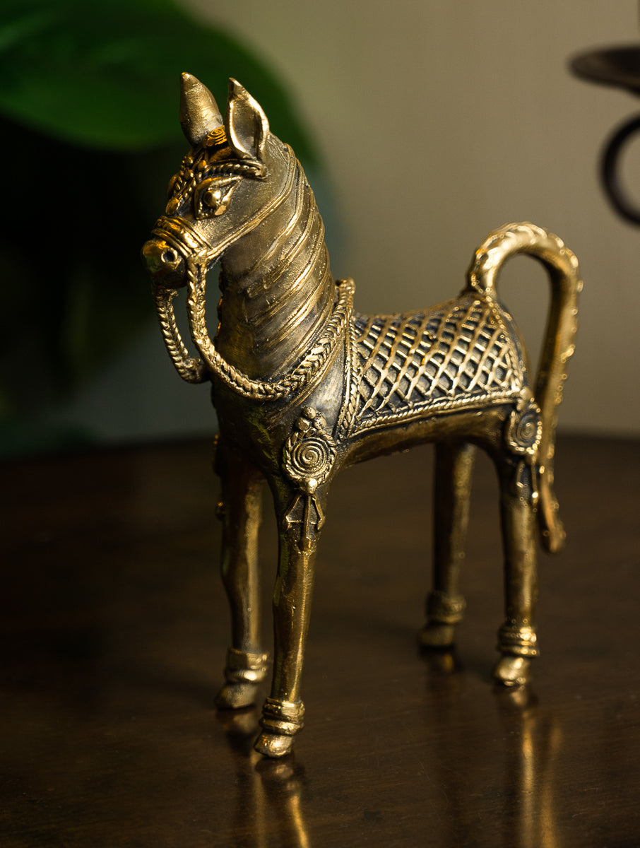 Buy Dhokra Craft Curio - The Horse Online