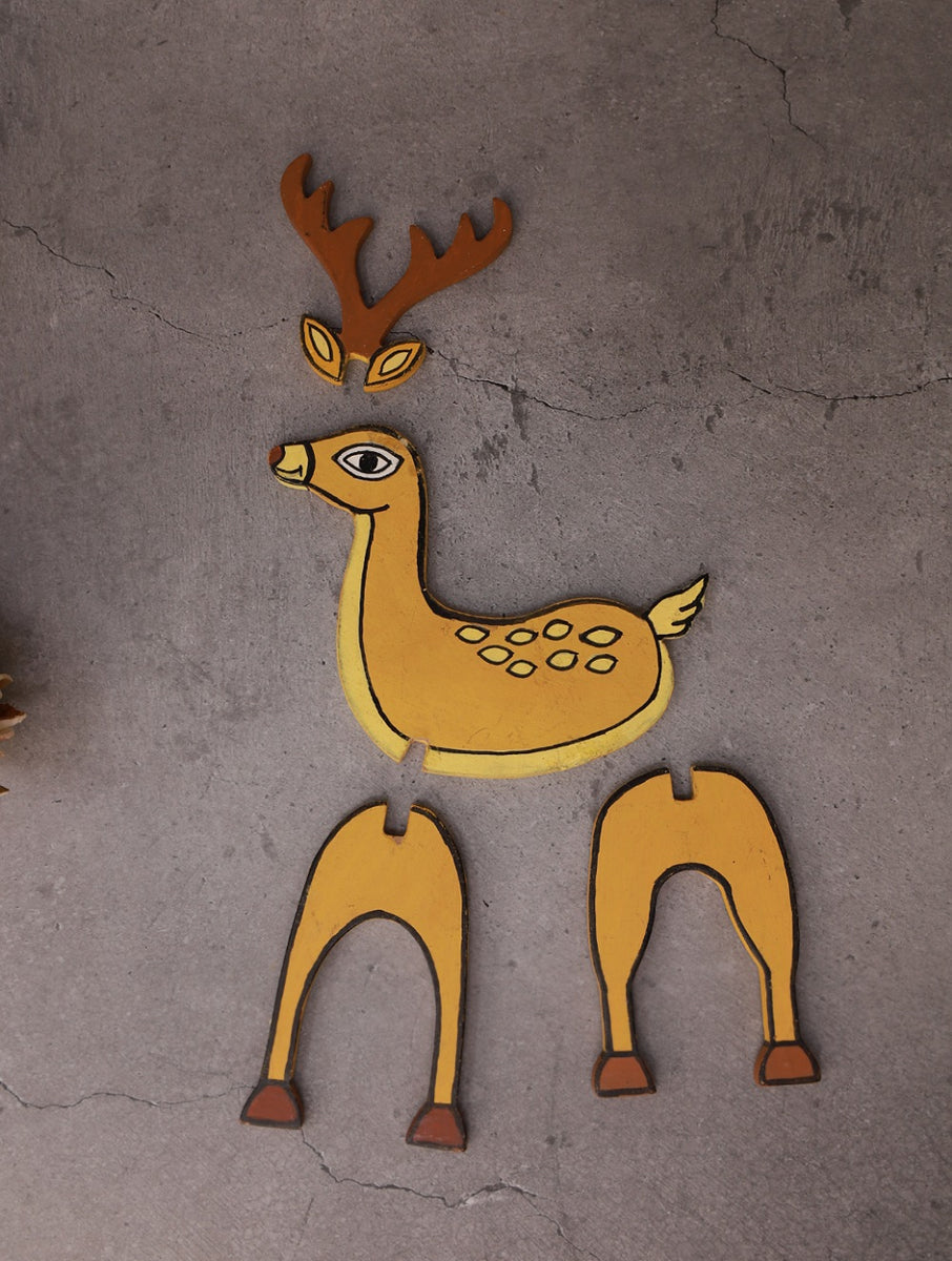 Buy Handcrafted Wooden Toy - Deer Online