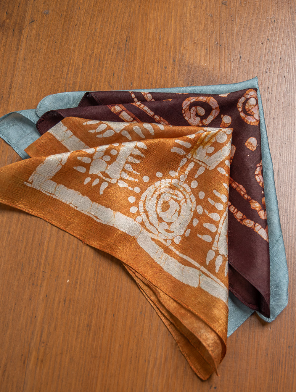 Buy Heritage Batik Print Pocket Squares (Set of 3) Online