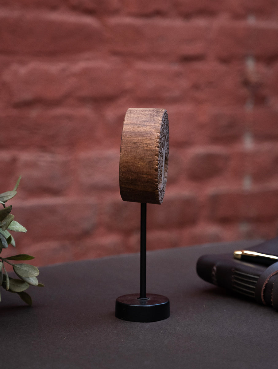 Buy Nazakat. Exclusive, Fine Hand Engraved Wood Block Curio / Wall ...