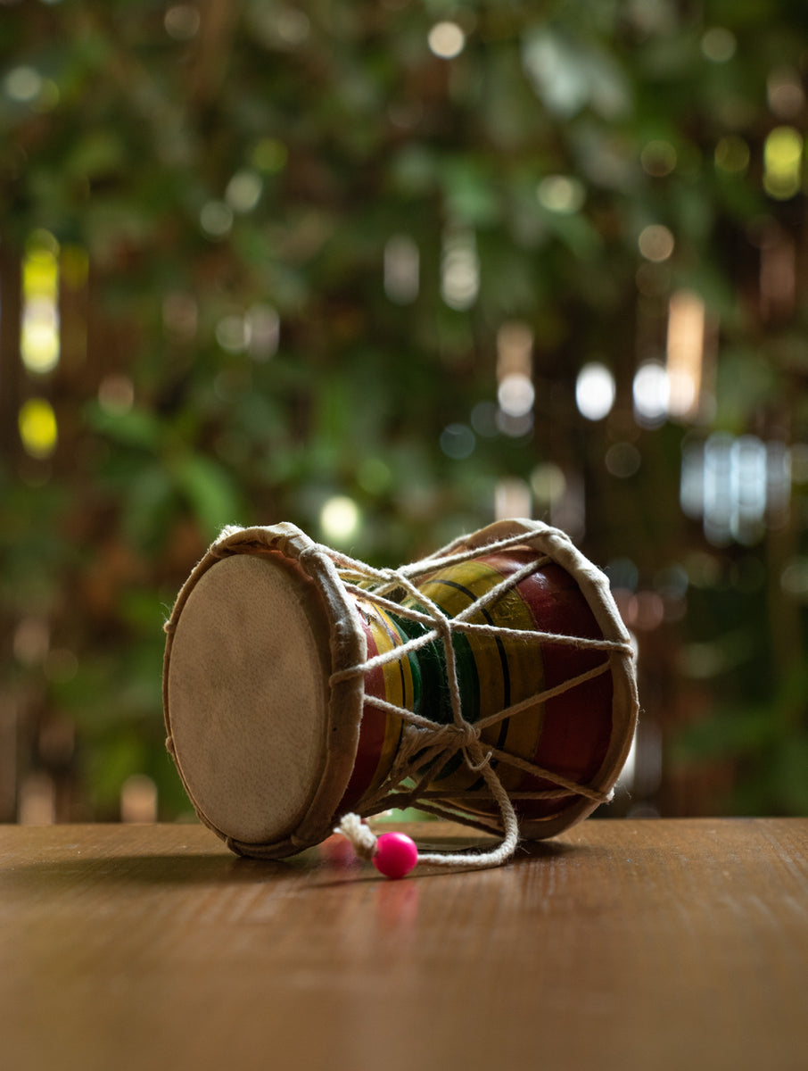 Handcrafted Wooden Toy - Damru (Small)