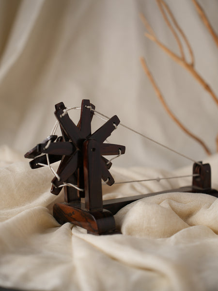 Buy Handcrafted Wooden Curio - Charkha Online