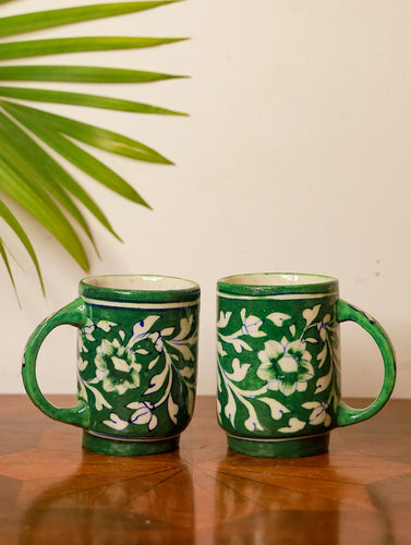 Jaipur Blue Pottery from Rajasthan by The India Craft House