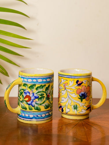 Jaipur Blue Pottery from Rajasthan by The India Craft House