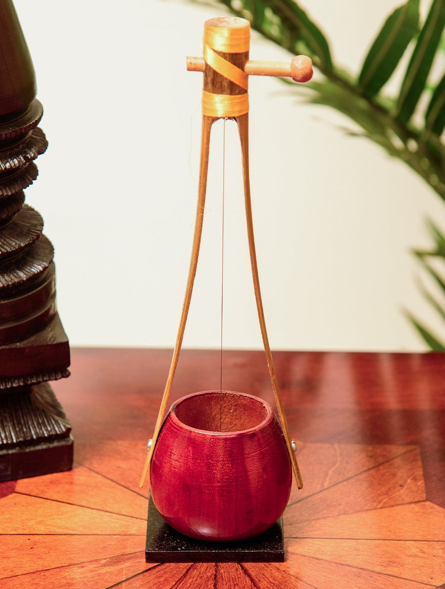 Buy Wooden Miniature Musical Instrument Curio - Ektara Online